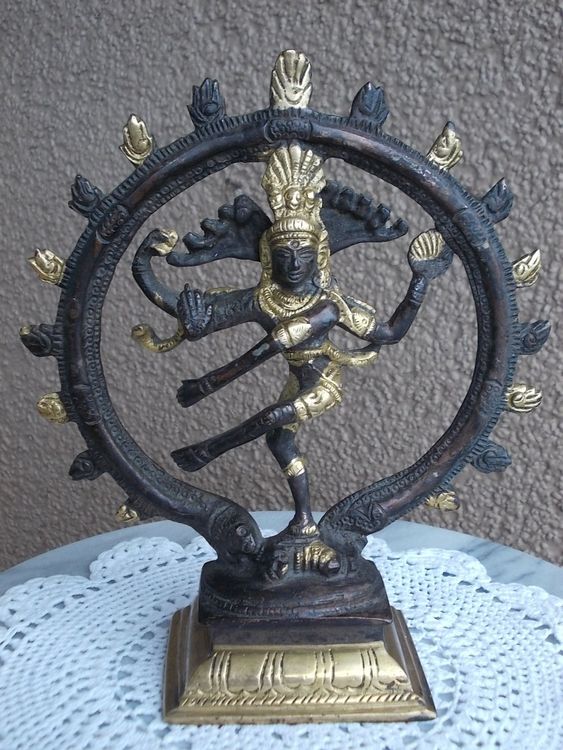 Bronze Skulptur Figur*SHIVA*tanzend im Feuerrad als Nataraja (Gebraucht) in Ostermundigen für ...