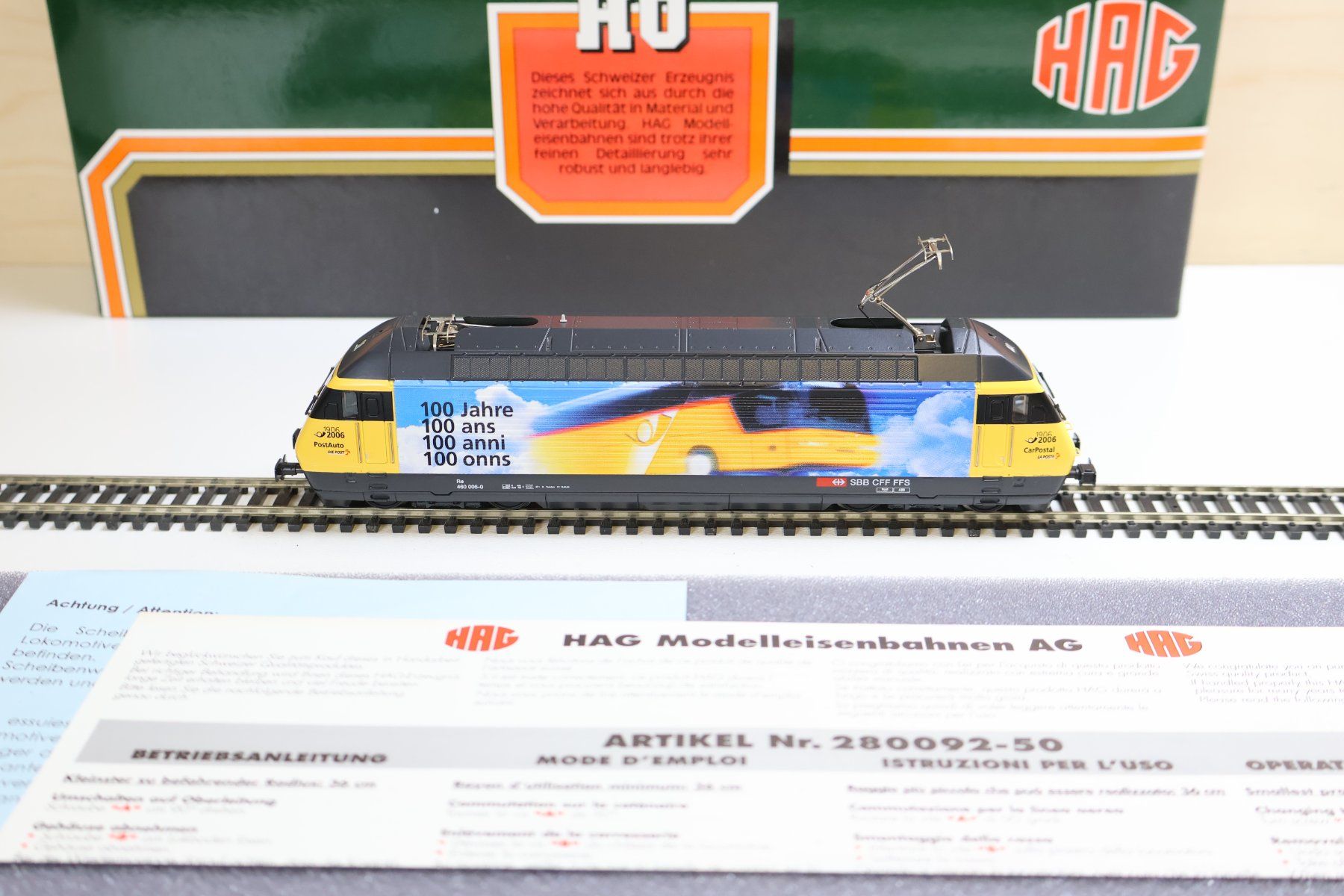 HAG SBB Re 460 E-Lok Die Post Rarität - H0 DC (Gebraucht) in Winterthur ...