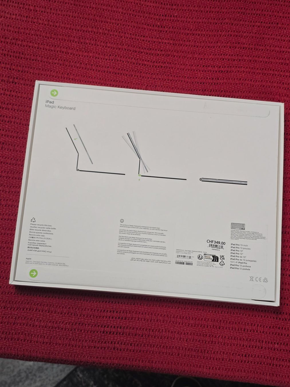 Apple Magic Keyboard 13" (CH-Layout) iPad Pro (Neu und originalverpackt ...