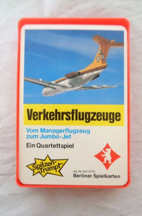 Flugzeug Quartett - Verkehrsflugzeuge / 32 Karten ab Fr. 8.- (Gebraucht) in Bellach für CHF 8 ...