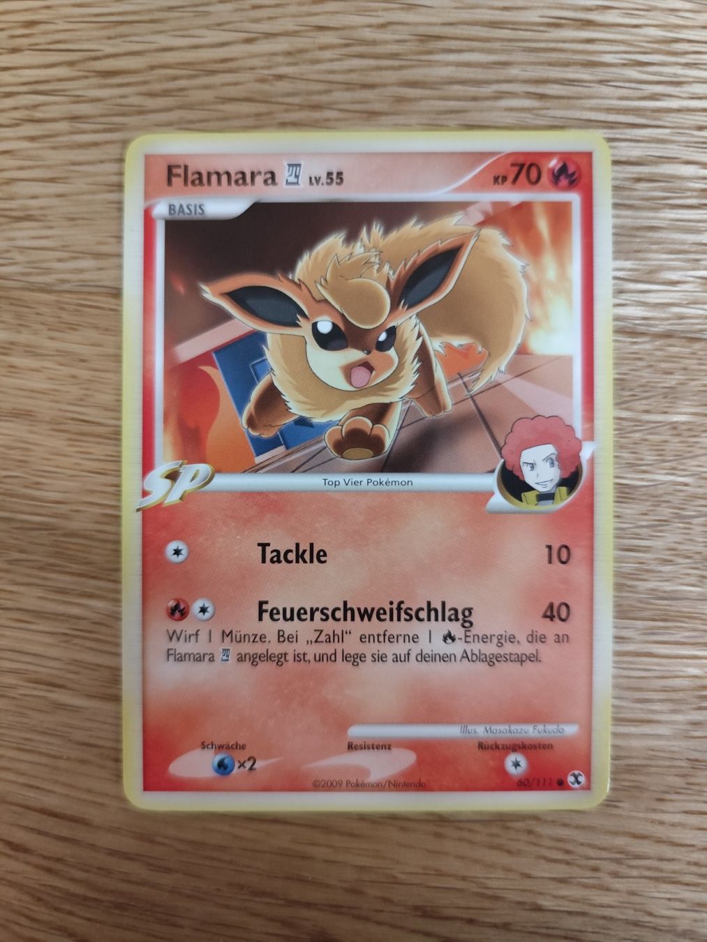 Pokemon Flamara Flareon Platinum Rising Rivals non holo (Gebraucht) in ...