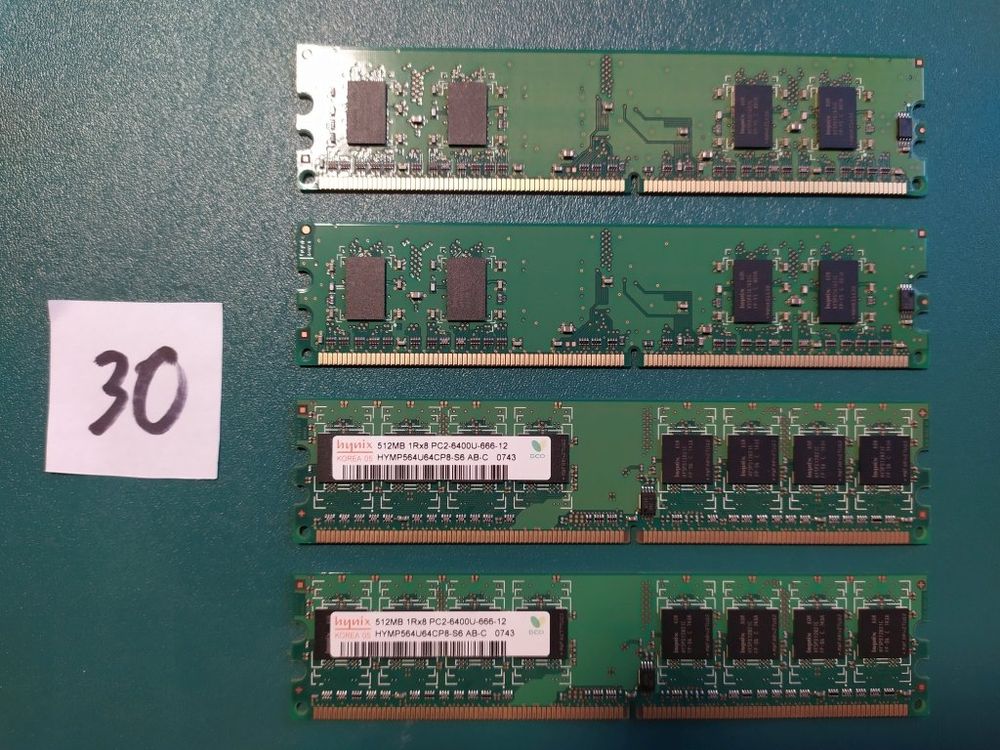 4 Stück Hynix 512MB RAM-Module (Gebraucht) in Thal für CHF 3 – mit ...