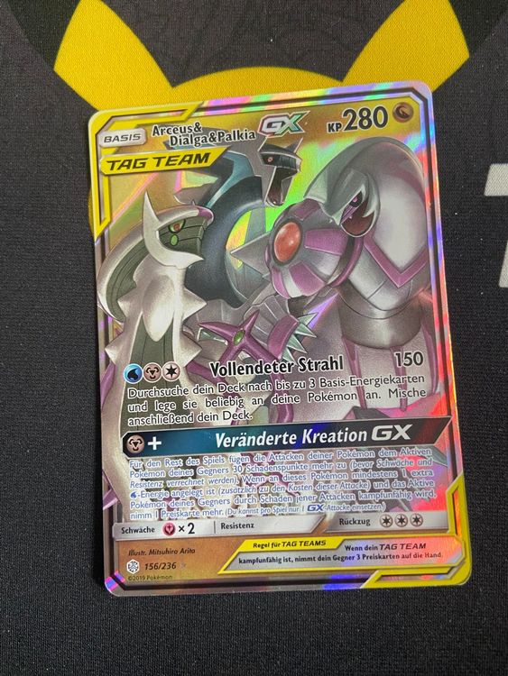 Arceus & Dialga & Palkia GX 156/236 Welten im Wandel | Kaufen auf Ricardo