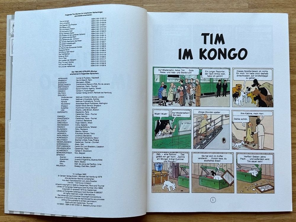 Die Abenteuer von Tim und Struppi - 10 Softcover-Bände (Gebraucht) in ...