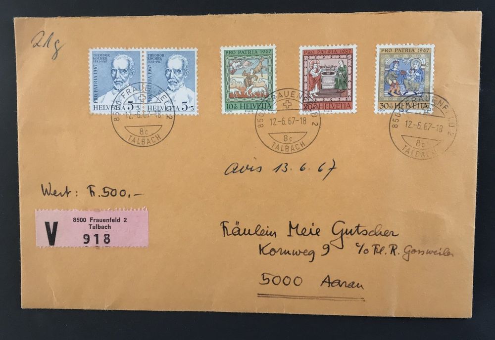 ANTIKER BRIEFUMSCHLAG PRO PATRIA MIT SIEGEL | Kaufen auf Ricardo