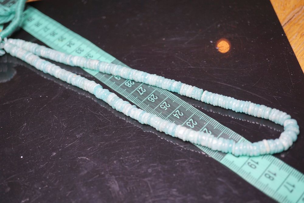 Amazonit-Freundschaft: Donut-Strang für exquisiten Schmuck | Kaufen auf Ricardo