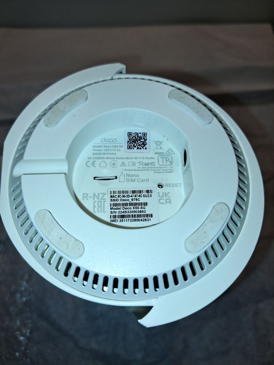 TP-Link 5G-Router Deco X50-5G 5G AX3000 Mesh WiFi 6 Gateway (Neu ...