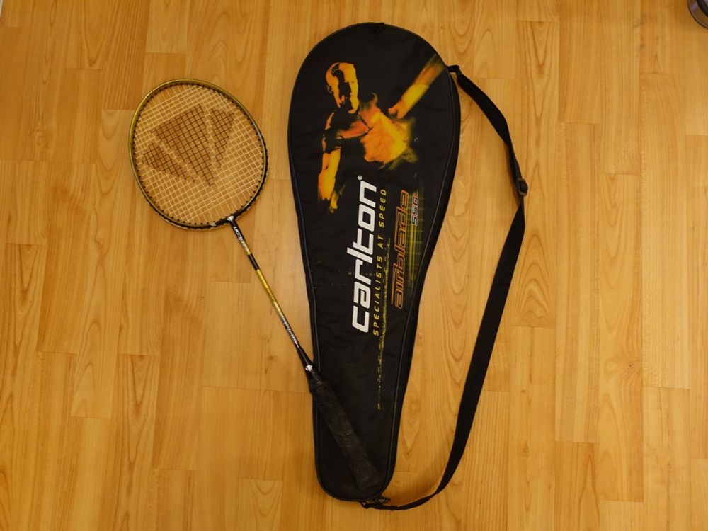 Badminton-Schläger Carlton Airblade 350 mit Tasche | Kaufen auf Ricardo