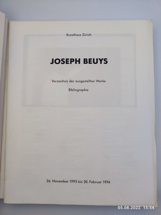 JOSEPH BEUYS - 3 TITEL (Gebraucht) in Goldach für CHF 39 – mit Lieferung auf Ricardo kaufen