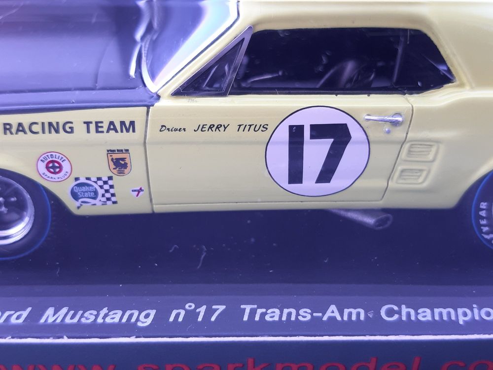 Ford Mustang Trans Am ,Jerry Titus, 1967, 1/43, Spark (Neu und originalverpackt) in Kloten für ...
