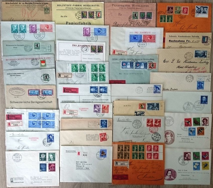 POSTEN ab 1917 alte Pro JUVENTUTE Belege Hoher KAT ab 1.- | Kaufen auf ...