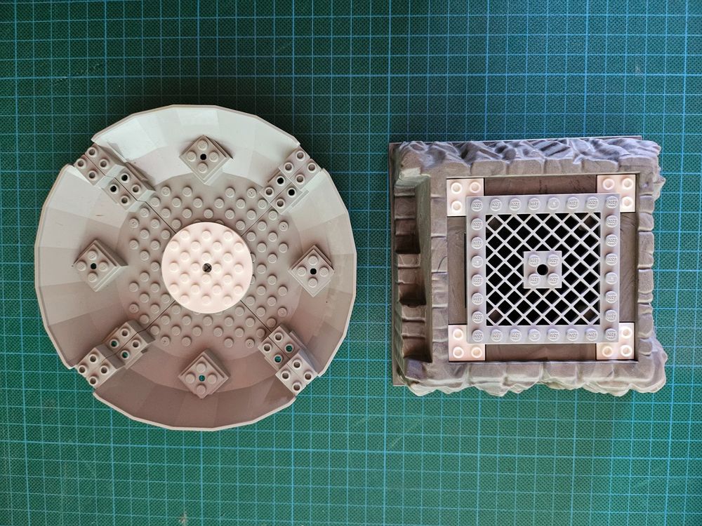 LEGO, 3 D Platte mit Gitter, 4 Paneele 30201 | Kaufen auf Ricardo