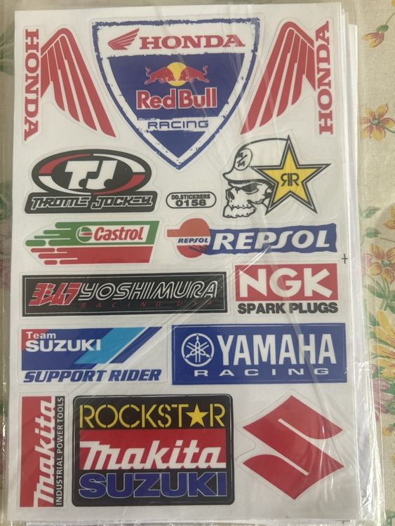 Stickers moto Honda Yamaha Suzuki Repsol neuf (Neu und originalverpackt ...