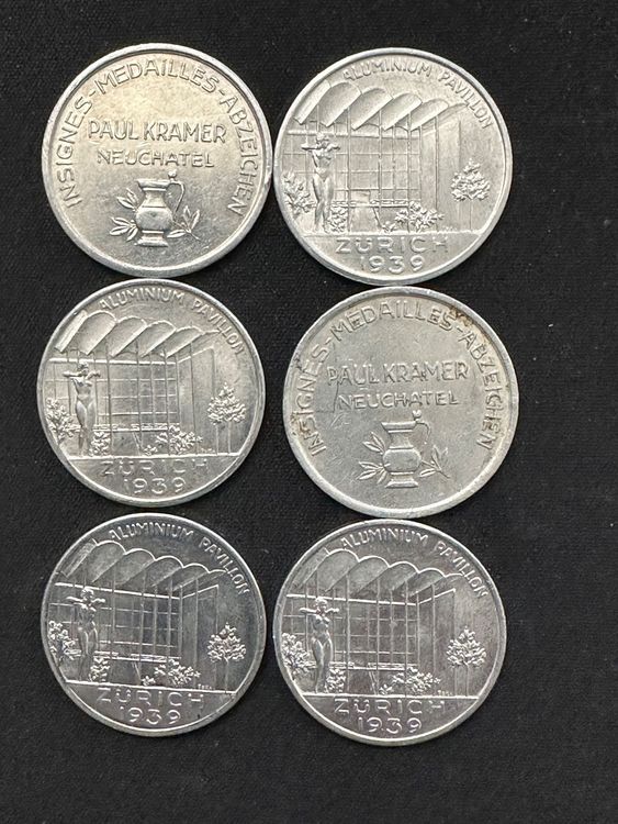 Landi Zürich 1939, Medaille Aluminium-Pavillon | Kaufen auf Ricardo