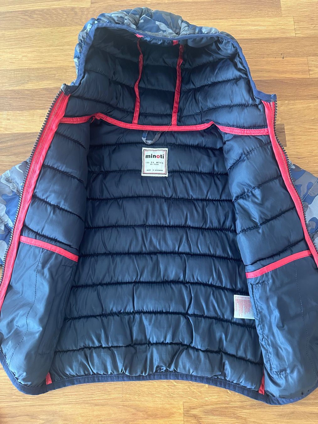 ÜbergangsJacke Minoti Gr. 86-92 🩶💙 (Gebraucht) in Zürich für CHF 15 – mit Lieferung auf Ricardo ...
