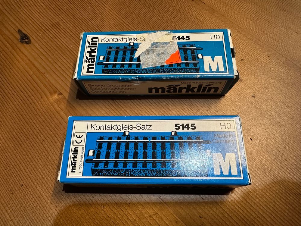 Märklin M Kontaktgleissatz 5145 (total 4 Stück) (Gebraucht) in ...