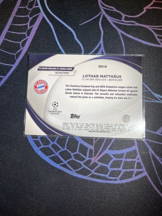 Lothar Matthäus Starball Debut Karte - Top Zustand! (Neu (gemäss ...