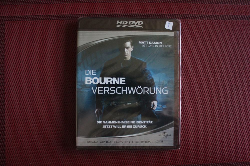 Die Bourne Verschwörung mit Matt Damon Franka Potente HD DVD (Neu und originalverpackt) in ...
