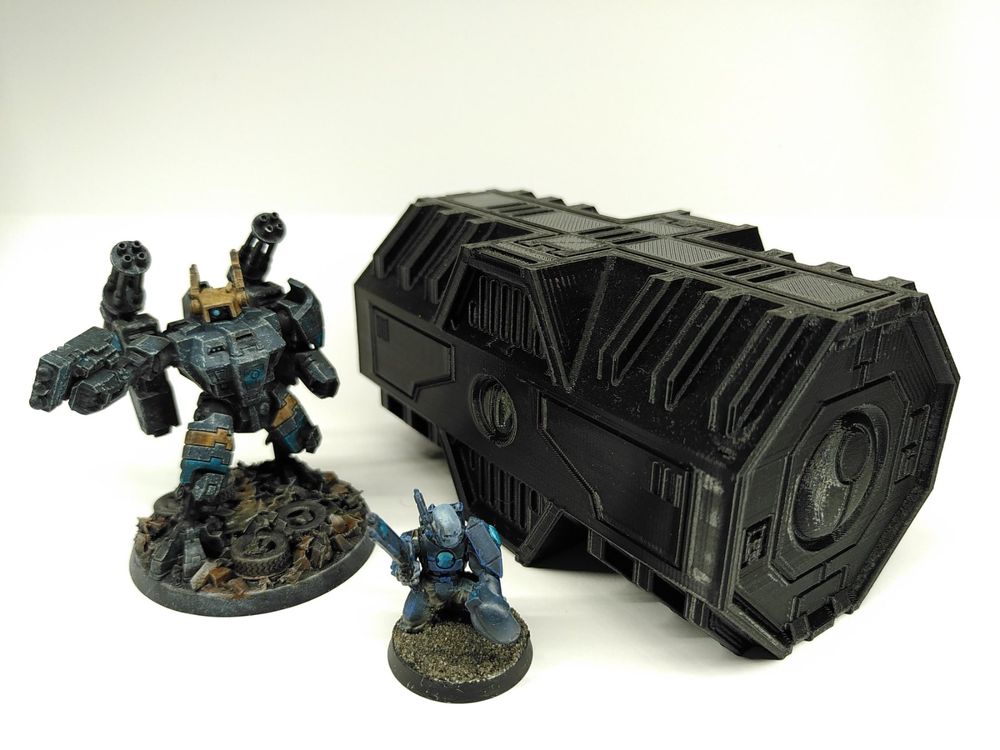 Warhammer 40k Tau standard container terrain wargame mini | Kaufen auf ...