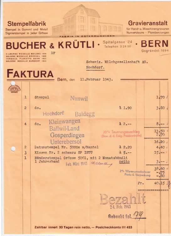 Bucher Auf Rechnung Bestellen