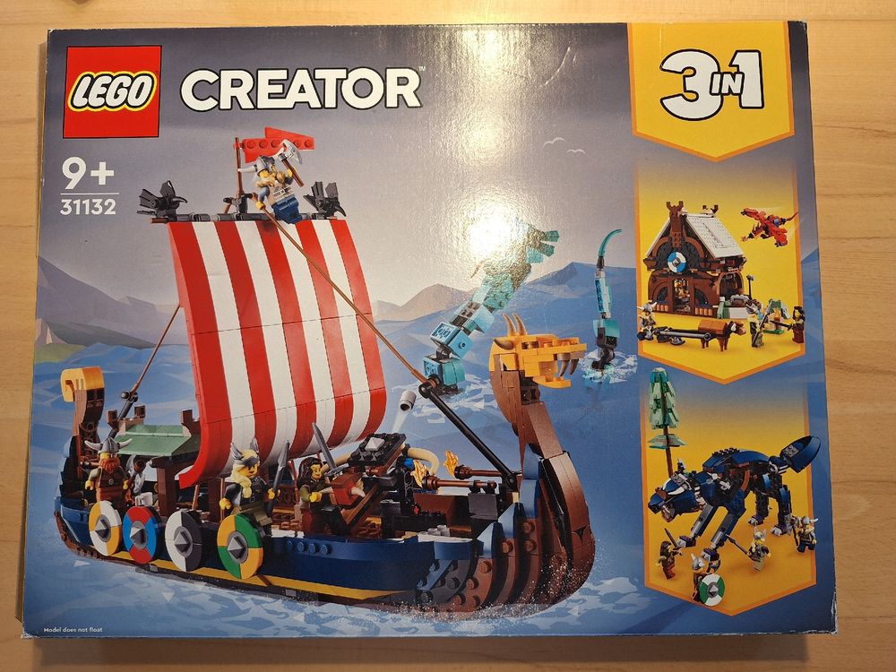 Lego Creator Wikinger Schiff 31132 "inkl. OVP" (Neu (gemäss ...