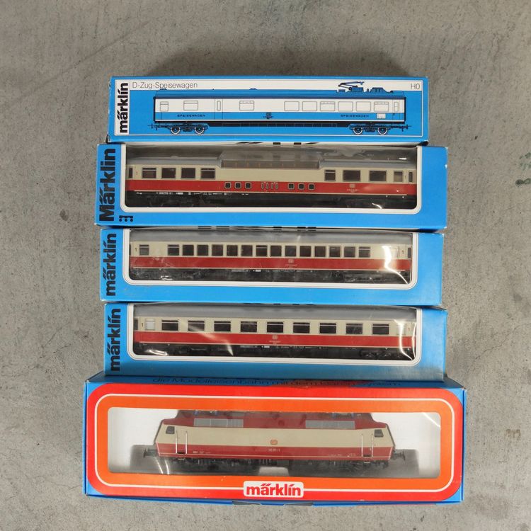 Märklin DB Lokomotive 3153 mit Wagen 4099, 4162, 4153 (D'occasion) à ...