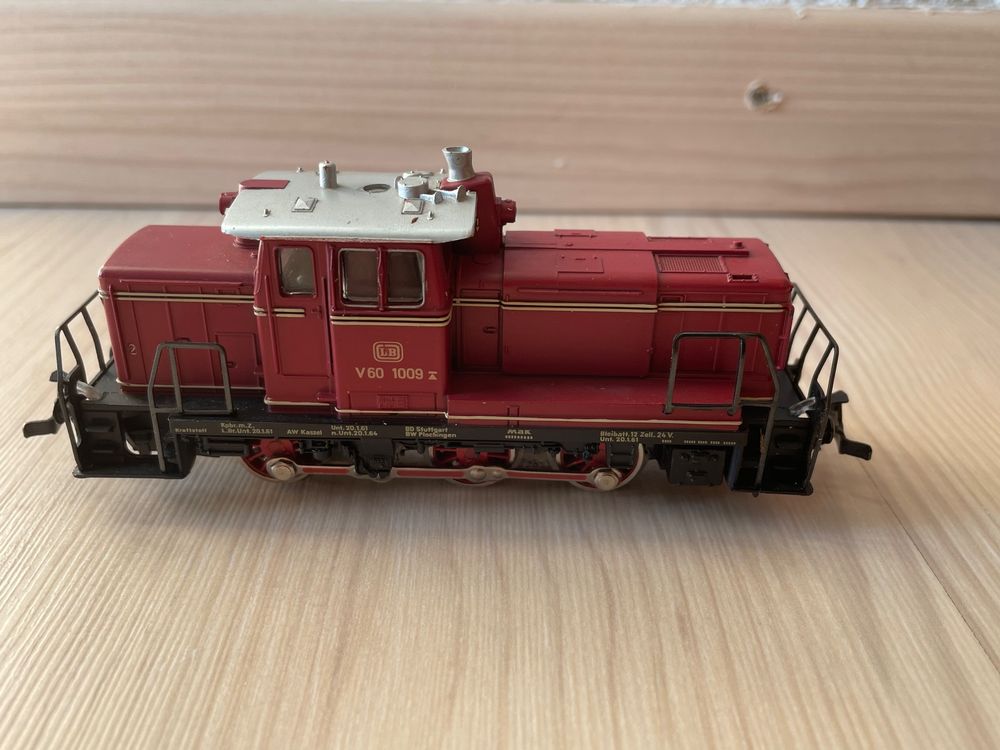 Märklin 3064 Diesellok V60 1009 der DB on OVP Top, H0 analog (Gebraucht ...