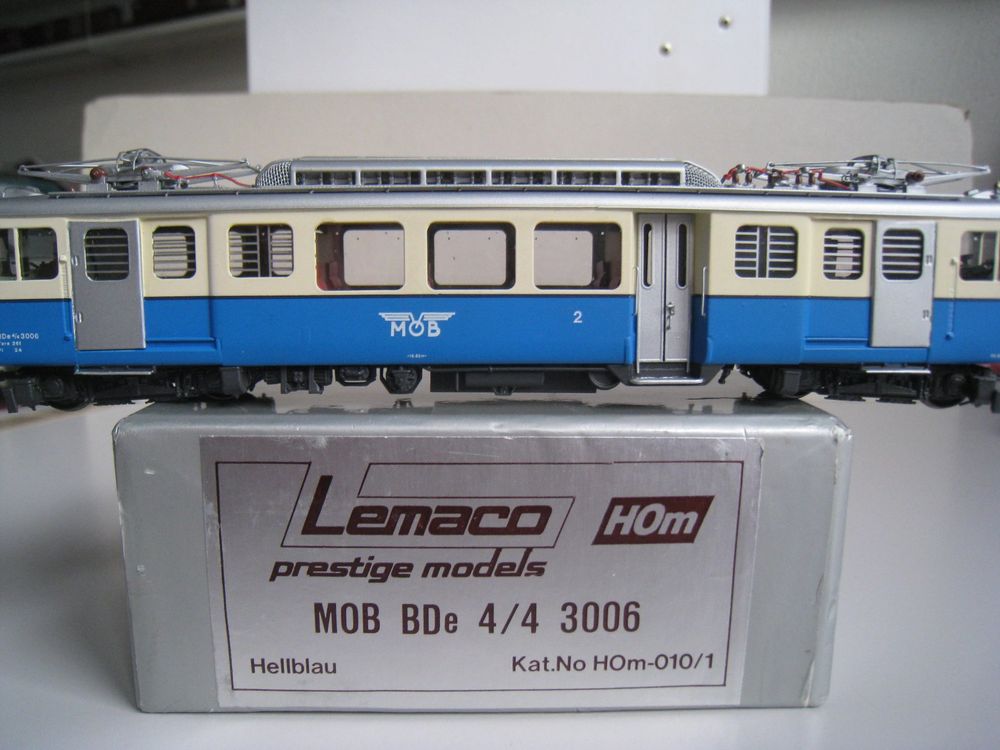 Lemaco MOB BDe 4/4 3006, Hellblau/Creme Hom 010/1 (Gebraucht) in Buchs ...