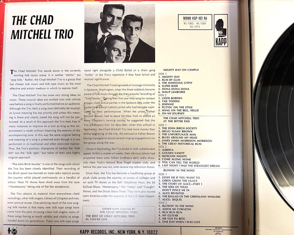 Chad Mitchell Trio, My Gift To You 3 LP BOX Vinyl (Gebraucht) in Oftringen für CHF 9 – mit ...