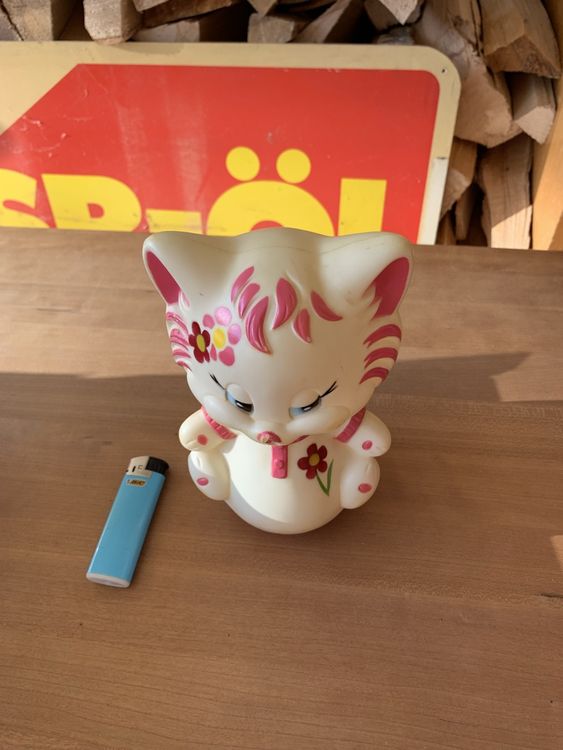 Katze Stehauf Vintage (Gebraucht) in Lengnau BE für CHF 15 – mit Lieferung auf Ricardo kaufen