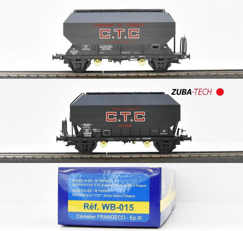 REE Models WB-015 2x Güterwagen SNCF H0 (Neu (gemäss Beschreibung)) in ...