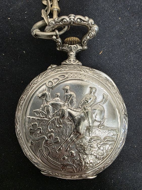 Antike DOXA Taschenuhr, Medaille D'OR 1906 defekt Nickel (Gebraucht) in Wolfertswil für CHF 49 ...