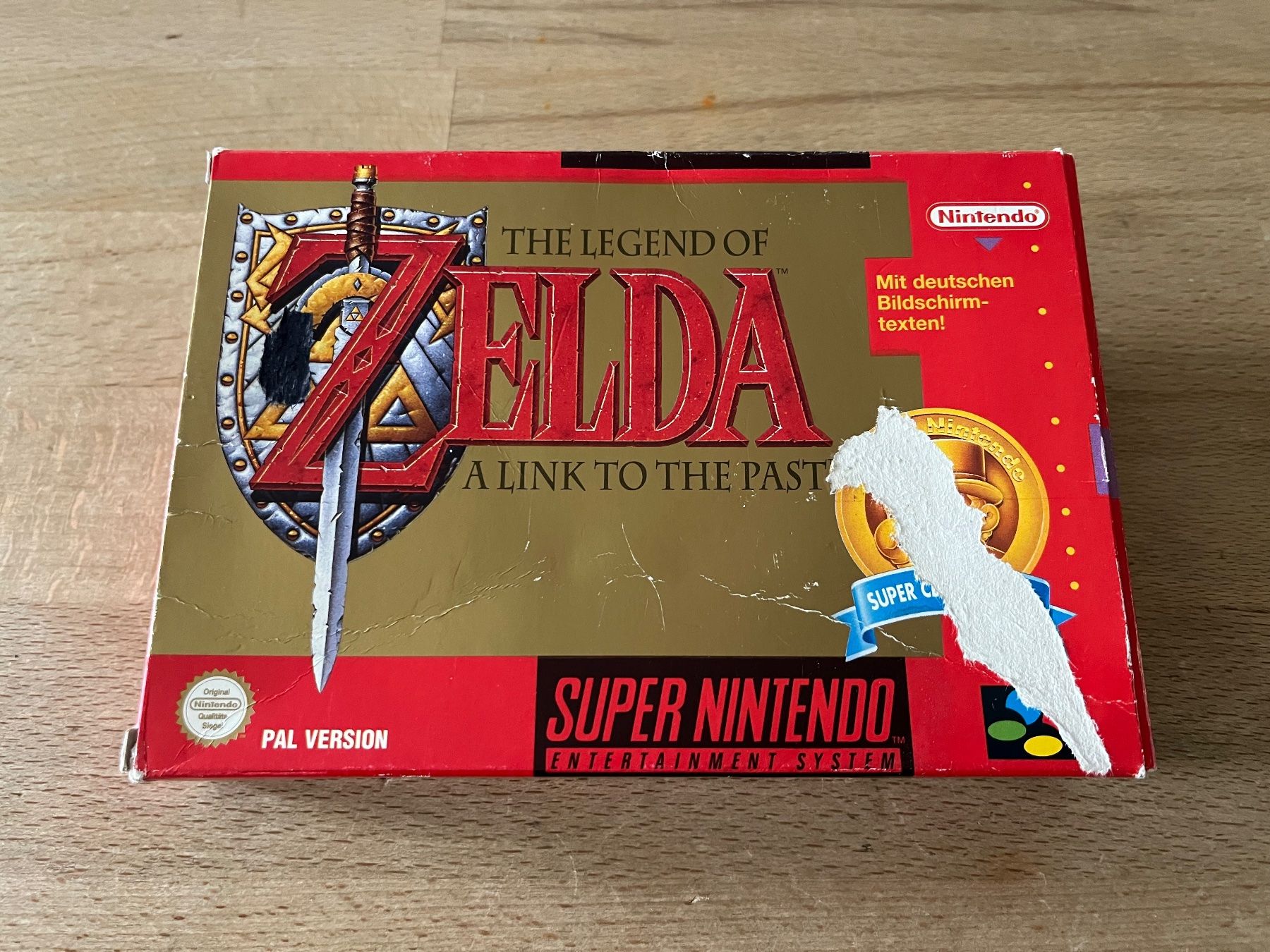 SNES Zelda: A Link to the Past, NUR OVP und Inlay, ohne Game (Gebraucht ...