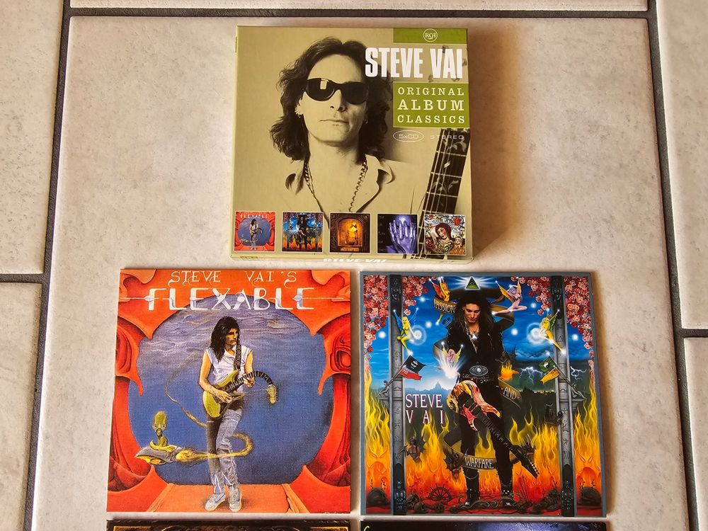 Steve Vai - 5x Original Album (Gebraucht) in für CHF 15 – mit Lieferung ...