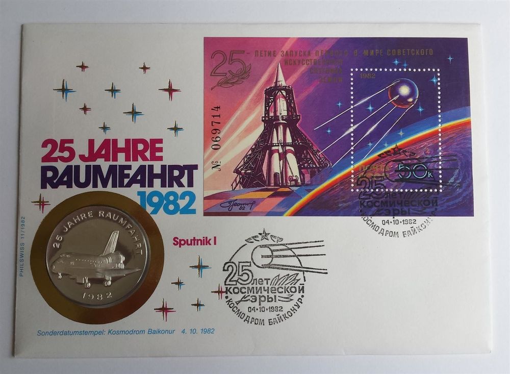 Numisbrief 25 Jahre Raumfahrt (Neu (gemäss Beschreibung)) in Luzern für CHF 23 – mit Lieferung ...