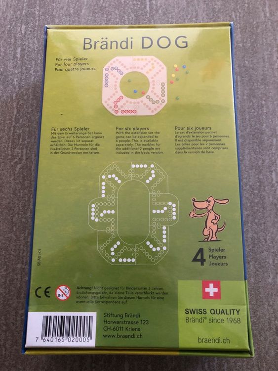Brändi Dog für 4 Personen plus Zusatz NEU (Neu und originalverpackt) in Elsau für CHF 55 – mit ...