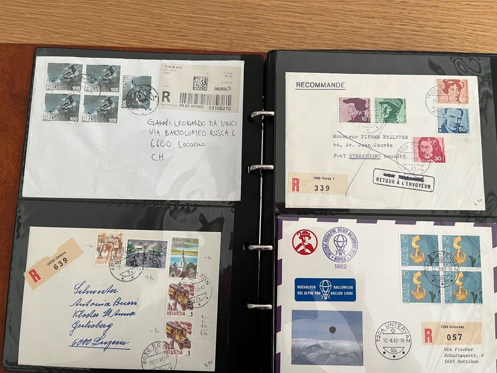Album mit 57 FDC/Sonderstempel 60/70er Jahre Schweiz (Gebraucht) in Murgenthal für CHF 5 – mit ...