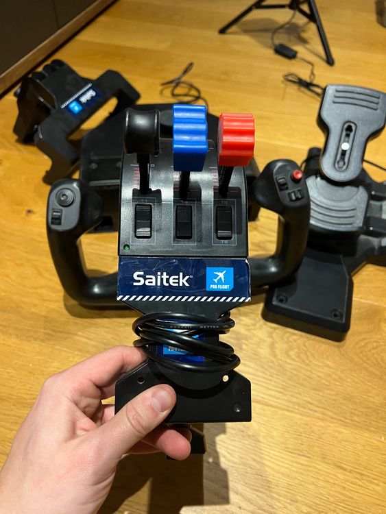 Saitek Pro Flight Yoke System et palonnier -Simulation (Gebraucht) in ...