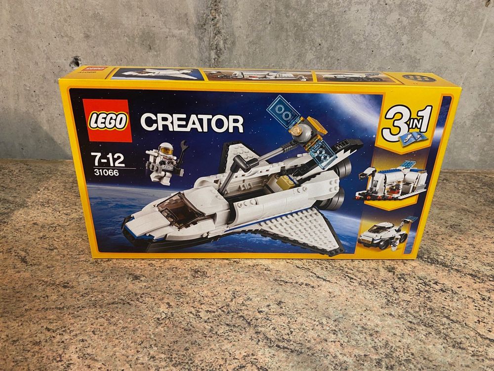 LEGO-31066-CREATOR 3IN1-SPACE SHUTTLE (Neu und originalverpackt) in ...