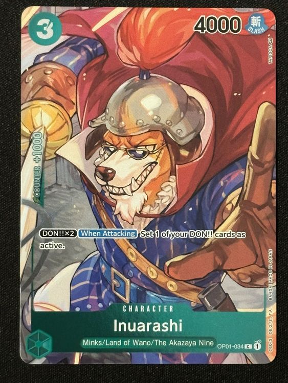 Inuarashi OP01-034 V.2 Pre-Errata – One Piece TCG – NM (Gebraucht) in ...