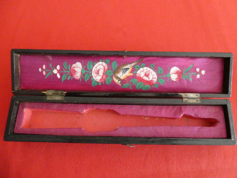 ANTIQUE BLACK LACQUERED BOX (FAN HOLDER) (Gebraucht) in Lugano für CHF ...