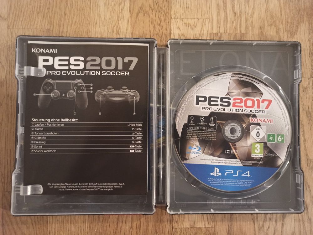 PES 2017 - Pro Evolution Soccer Steelbook PS4 / PS5📀🎮📀 (Gebraucht) in ...