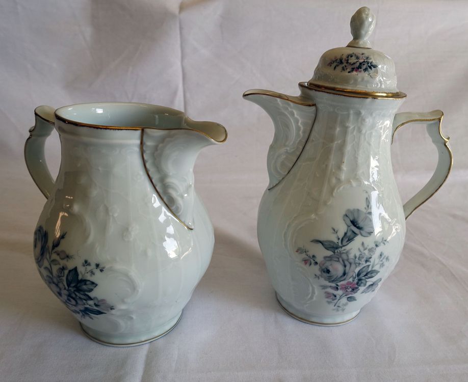 ROSENTHAL SANSSOUCI KAFFEEKANNE UND MILCHKANNE _GLS (Gebraucht) in Sala Capriasca für CHF 29 ...