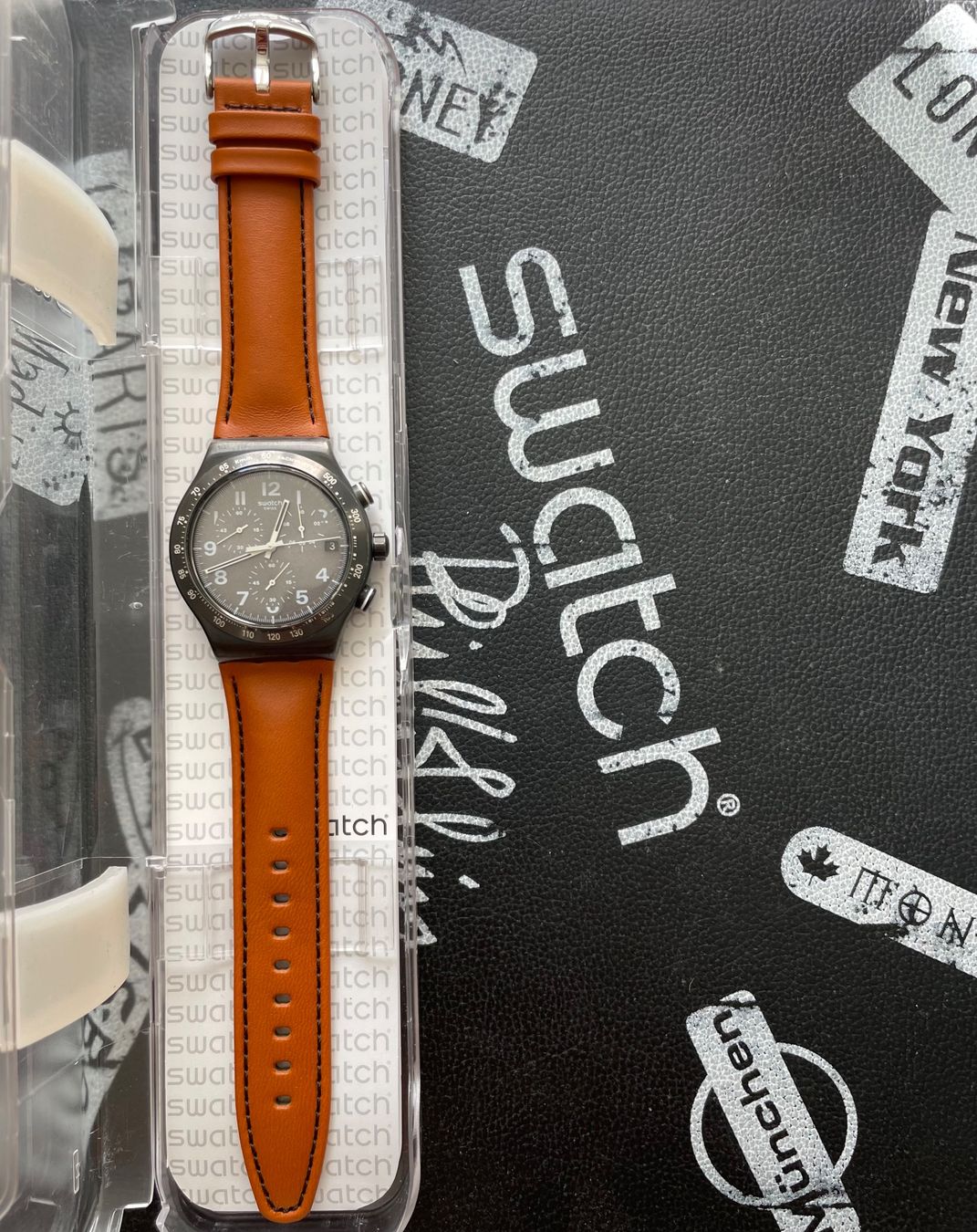 Swatch Uhr Irony New Chrono Destination Soho YVM402 (Neu und ...
