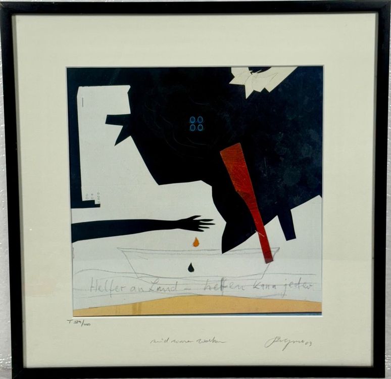 Felix Droese (1950 Kunstdruck handsigniert nummeriert (Gebraucht) in ...