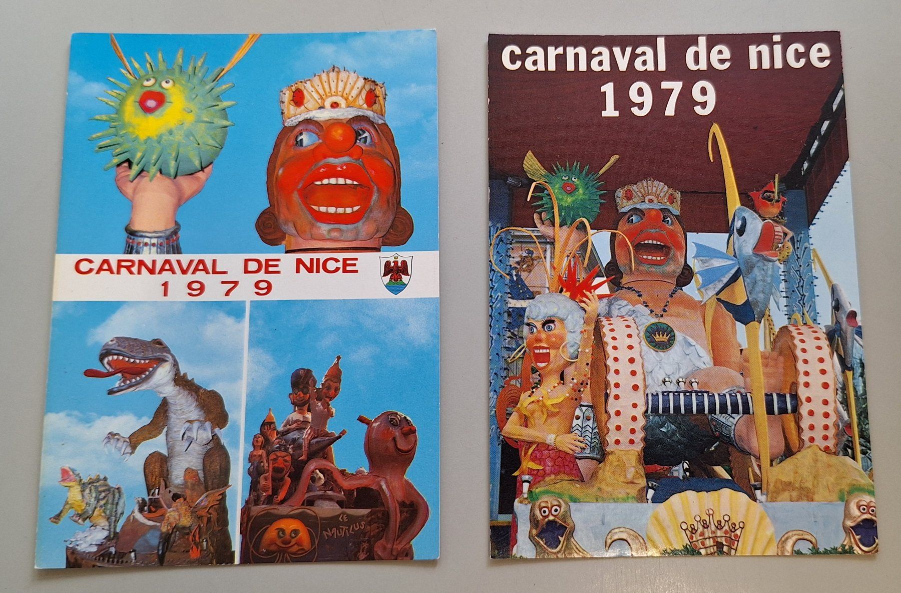 Lot AK CP Carnaval de Nice 1979 Karneval Umzug Masken (Gebraucht) in ...