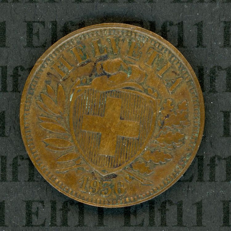 CHF___0.02 1936 -vz 2 Rappen (Gebraucht) in Widnau für CHF 17 – mit Lieferung auf Ricardo kaufen