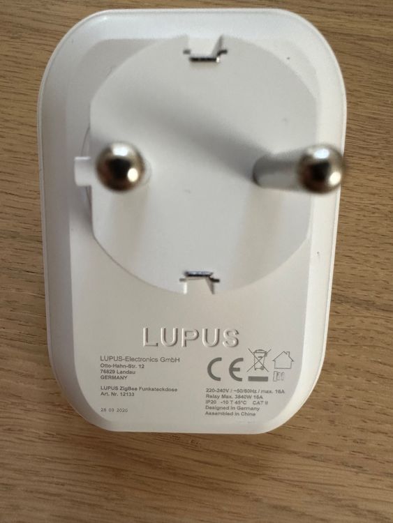 LUPUS Zigbee Funksteckdose | Kaufen auf Ricardo LUPUS Zigbee Funksteckdose | Kaufen auf Ricardo