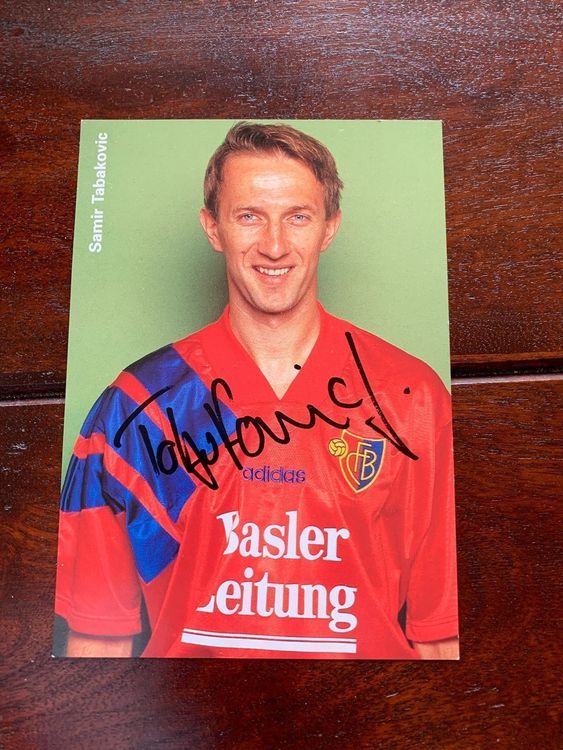 FC Basel FCB Vintage Autogrammkarte (Gebraucht) in Wallisellen für CHF ...