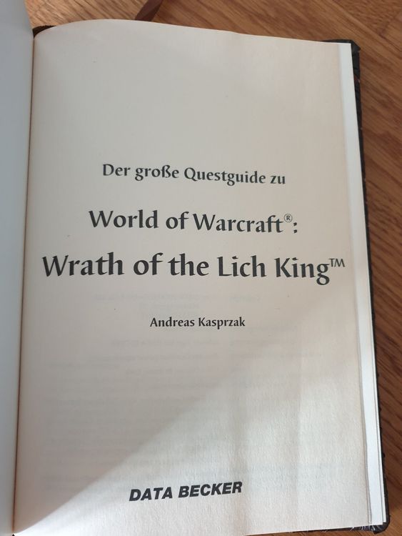 World of Warcraft - Questguide: Wrath of the Lich King (Gebraucht) in ...